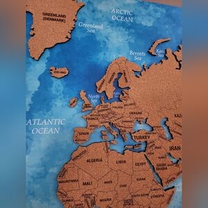 Art | Push Pin Wall Map | Poshmark